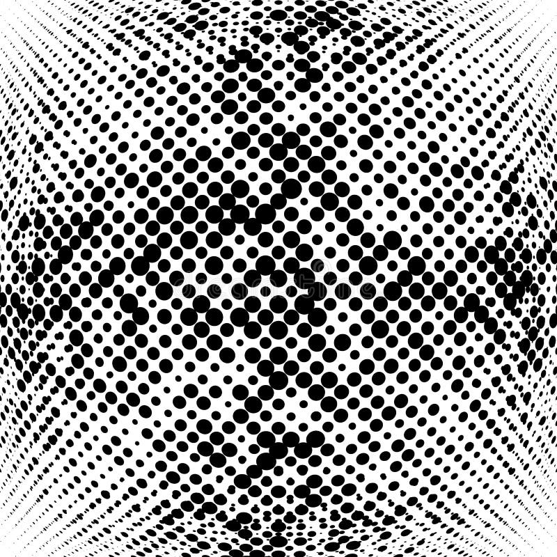 Half-tone Dots. Dotted, Circles Pattern. Sphere, Orb or Globe ...