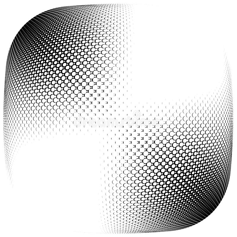 Half-tone Dots. Dotted, Circles Pattern. Sphere, Orb or Globe ...