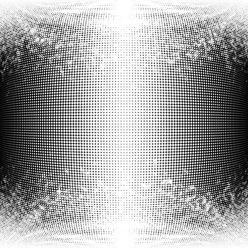Half-tone Dots. Dotted, Circles Pattern. Sphere, Orb or Globe ...