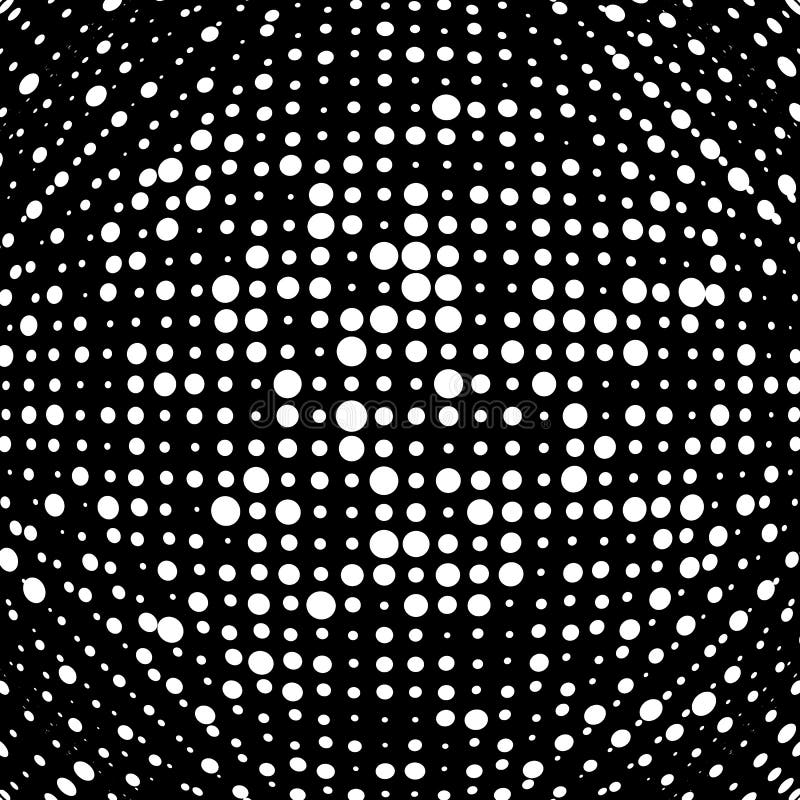 Half-tone Dots. Dotted, Circles Pattern. Sphere, Orb or Globe ...