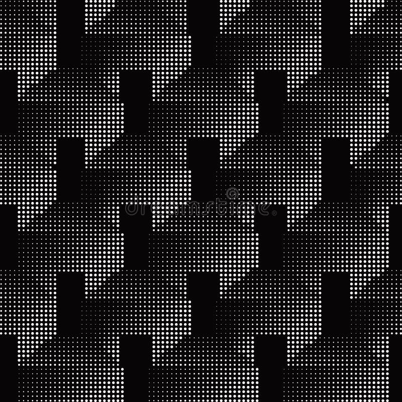 Half Tone Gradient Seamless Background 3D Geometry Polygon Stock Vector ...
