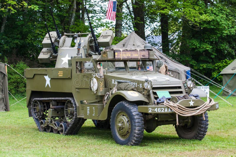 Half track m16 editorial photography. Image of history - 25380312