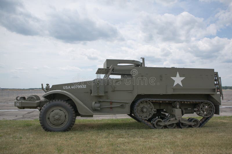 M3 half-track APC stock image. Image of east, flak, desert - 26047185