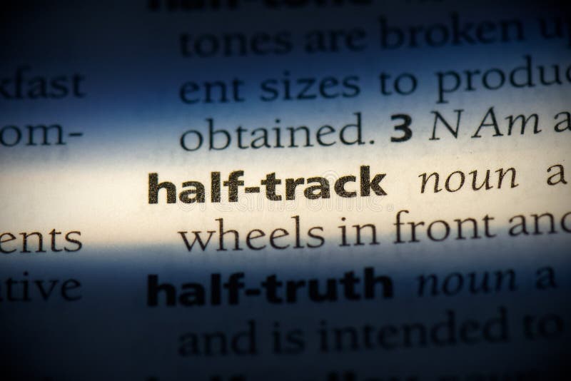 Half-track stock photo. Image of highlighted, highlight - 161576620