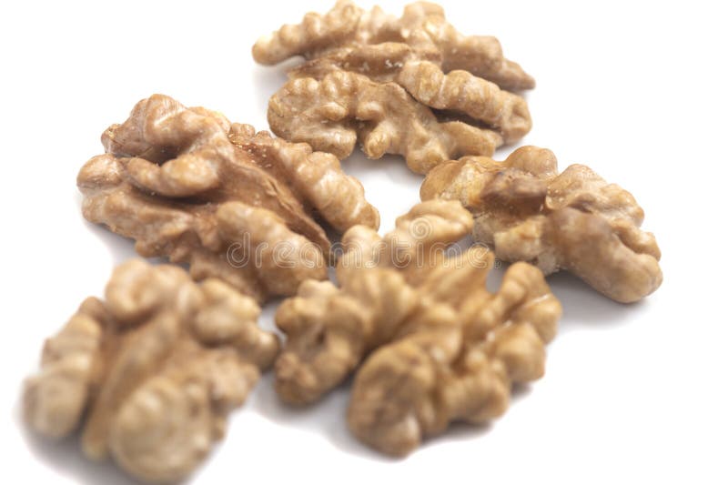 Half of the Walnut Kernels. Walnut Insides. Healthy Diet. Ingredients ...