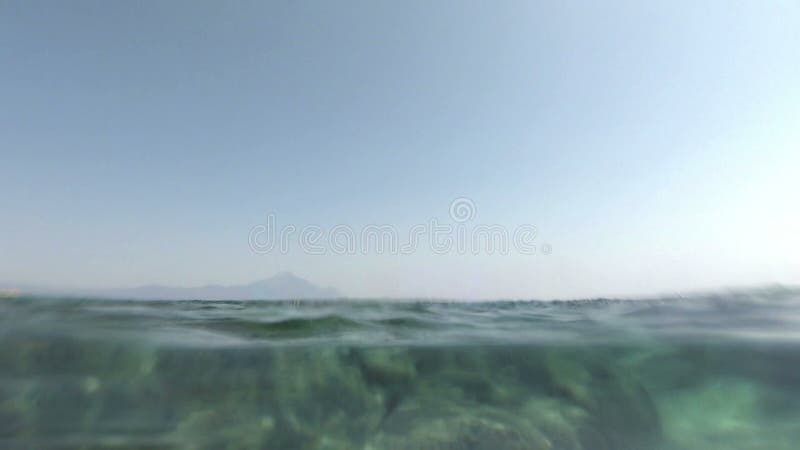 Half in the water stock footage. Video of landscape - 203781386