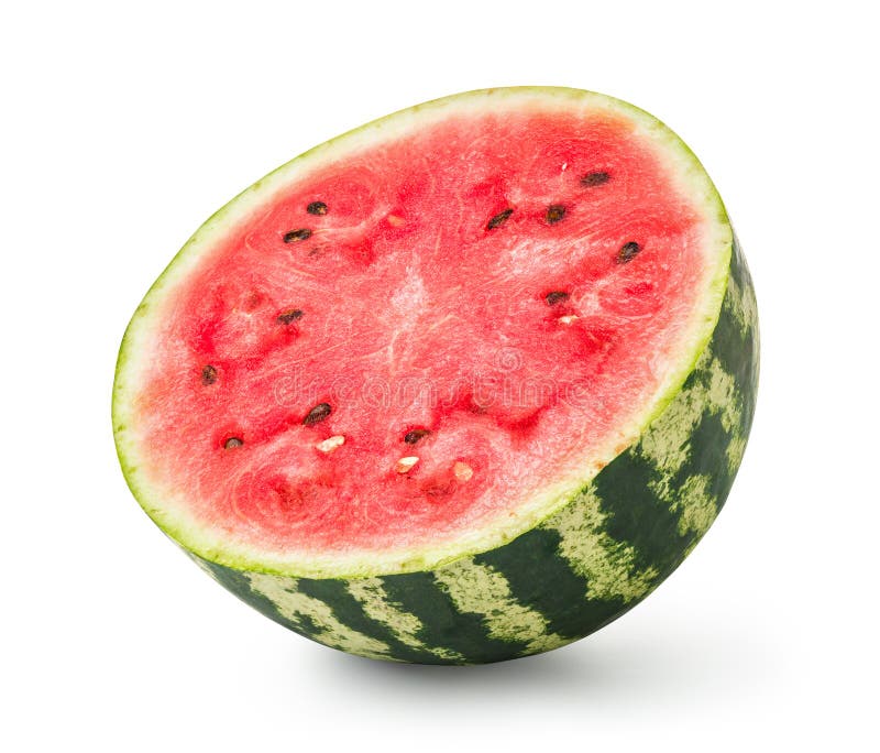 Half of watermelon stock image. Image of sliced, nutrition - 195623701