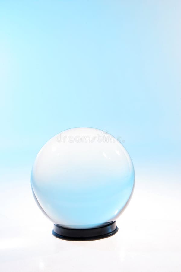 Half white half blue ball stock photo. Image of glass - 3200502