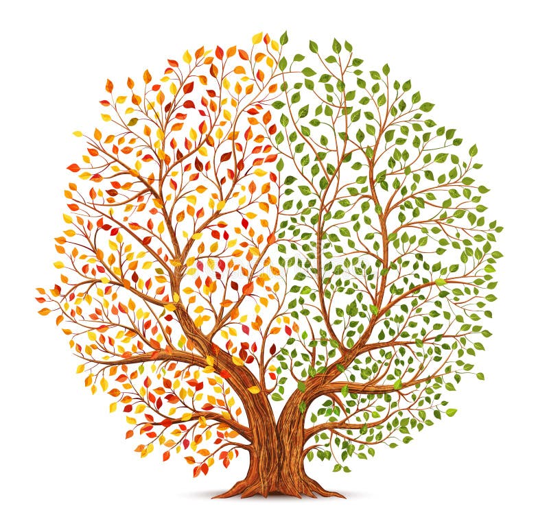 Half Green Tree Stock Illustrations – 4,158 Half Green Tree Stock ...