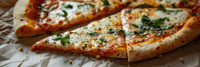 A Halfeaten Slice of Buckwheat Pizza Revealing the Fluffy and Light ...