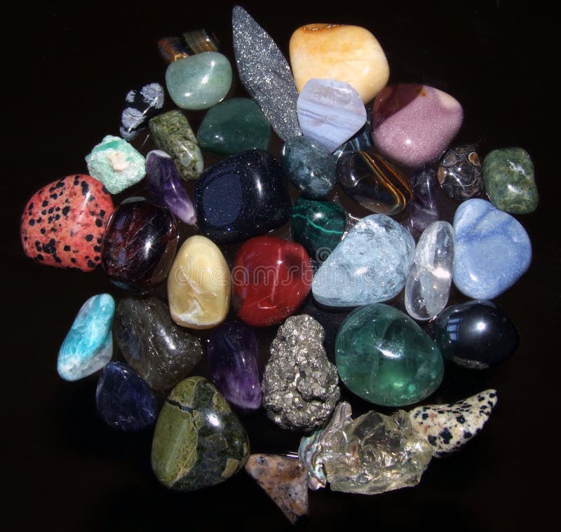 Halfedelstenen stock foto. Image of kiezelsteen, opaal - 6239120