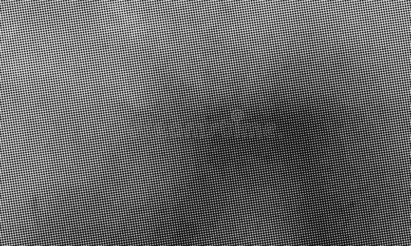 Black And White Abstract Background With Wavy Dotted Pattern Halftone