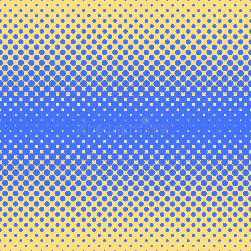 Halftone Abstract Background in Blue and Complement Colors Stock Vector ...