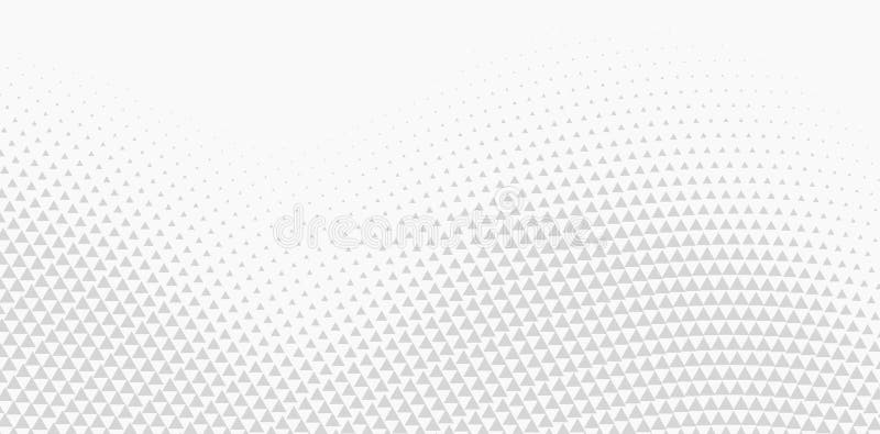 Halftone Abstract Background Wavy Triangular Texture Stock Vector
