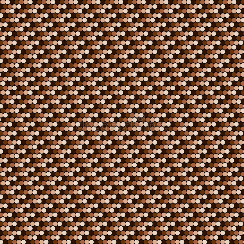 Halftone Abstract Dark Background of Light and Dark Brown Dots Stock ...