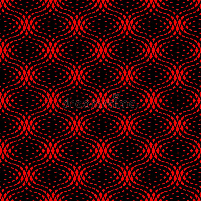 Halftone Abstract Seamless Pattern. Vector Illustration Stock Vector ...