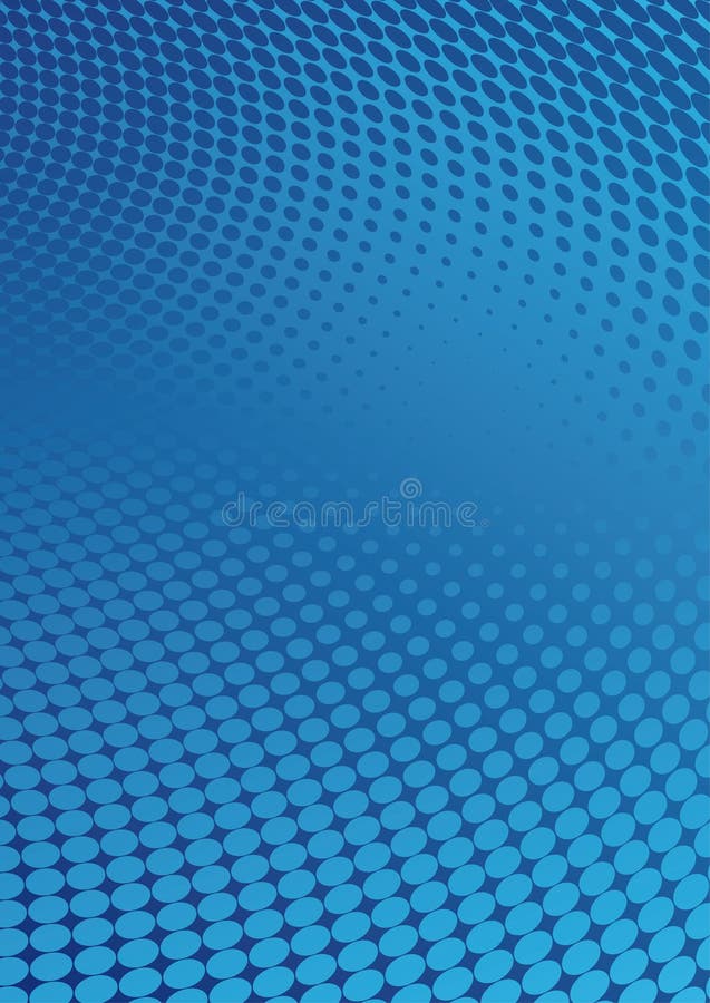Halftone Blue Abstract Background Stock Illustration - Illustration of ...