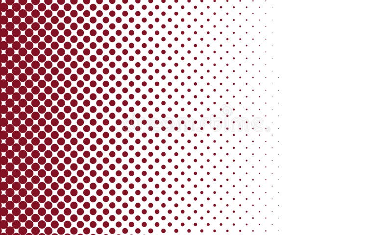 Halftone Background with Burgundy Color Stock Illustration ...