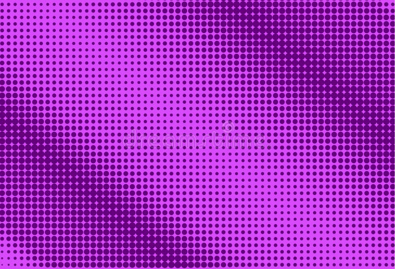 Halftone Background. Digital Gradient. Ultra Violet, Purple Color ...