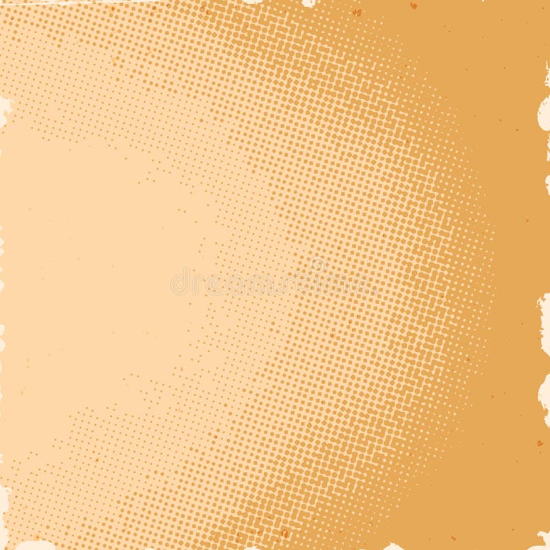 Halftone Background with Dirty Grungy Gradient of Dots Stock Vector ...