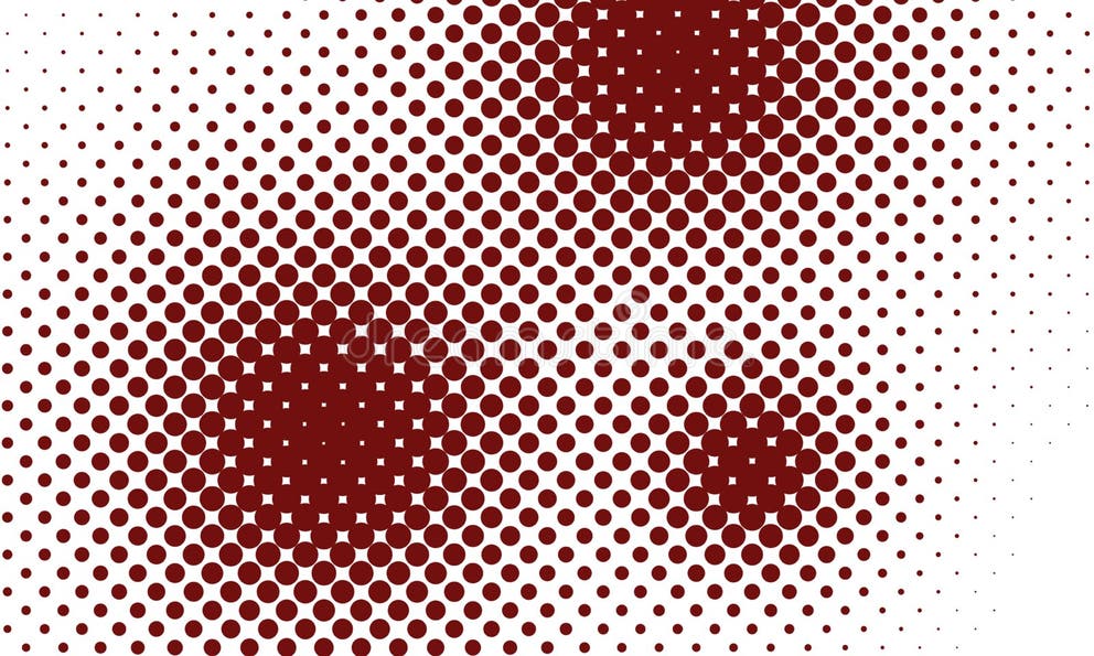 Halftone Background with Merlot Color Stock Illustration - Illustration ...