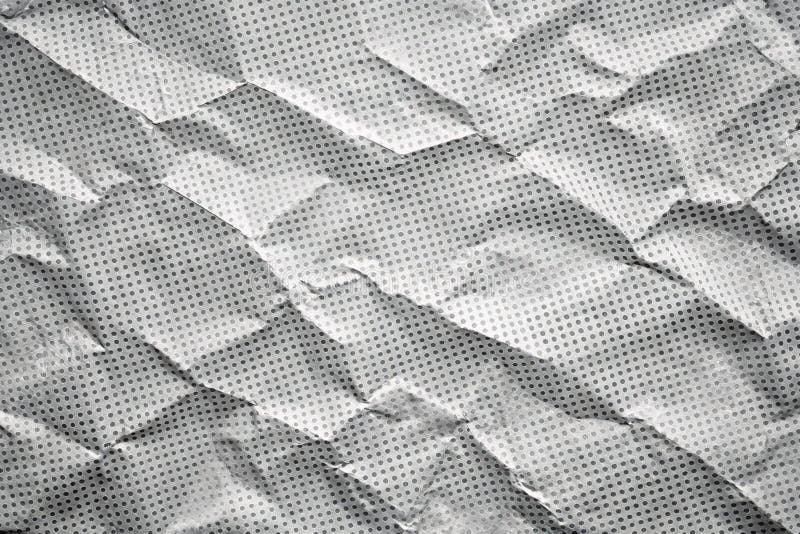 Halftone Background Overlay Grey Paper Crinkle Pattern Stock ...
