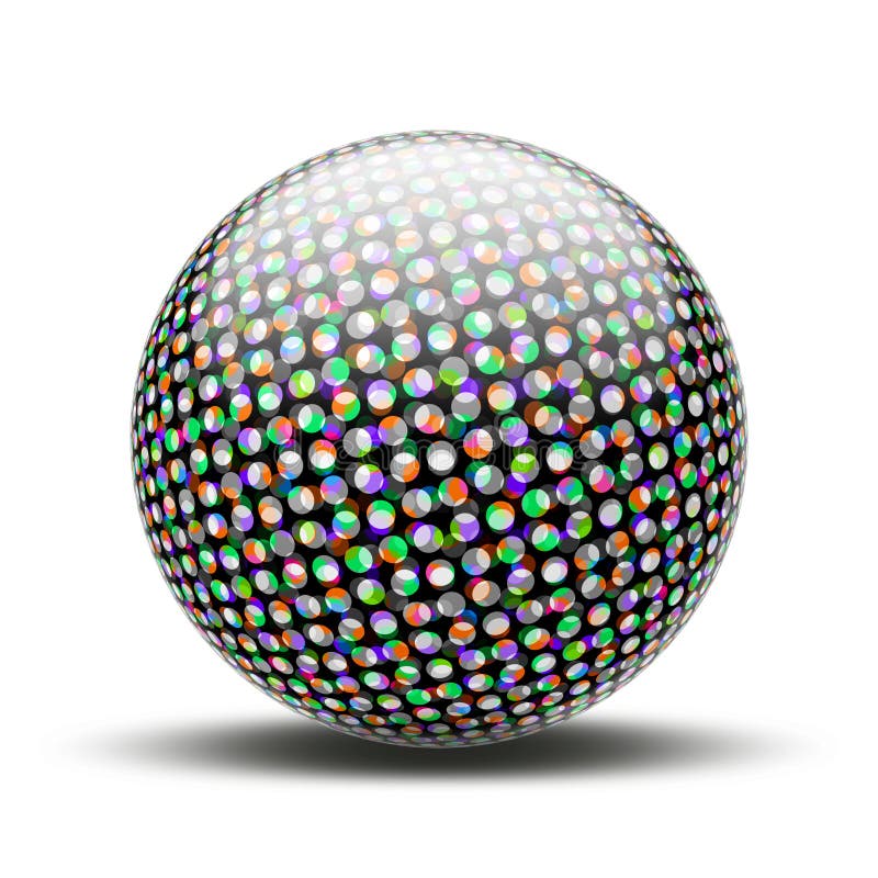 Halftone ball stock illustration. Illustration of dots - 3295814