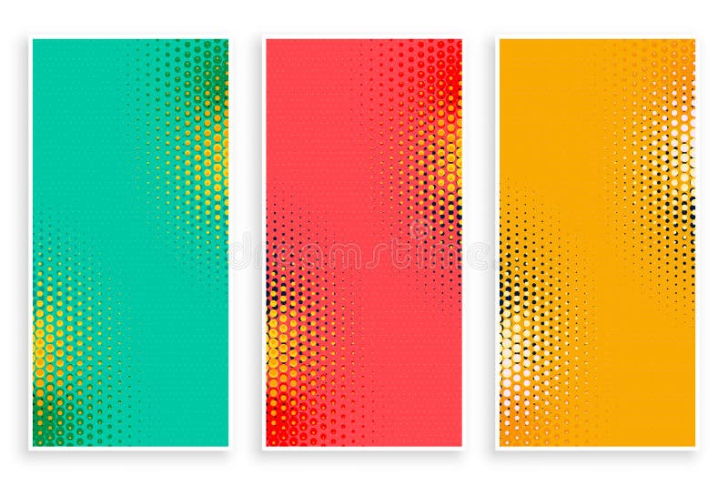 Halftone banners stock illustration. Illustration of mist - 24765884