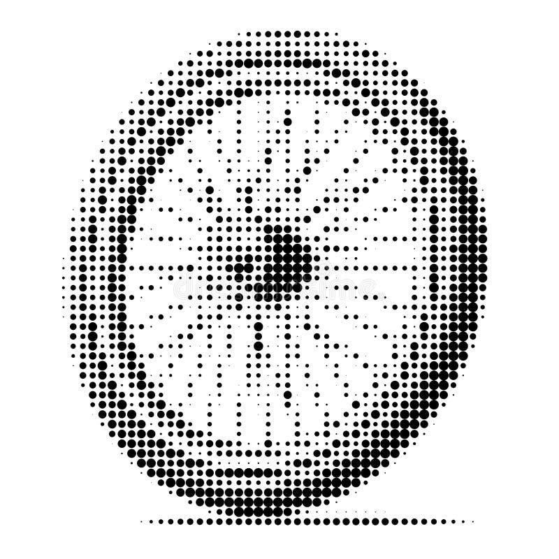 Halftone Bicycle Wheel Abstract Dot Design Stock Illustration ...