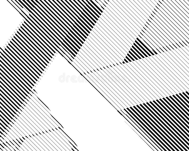 Halftone Bitmap Lines Retro Background Black and White Pattern Stock ...