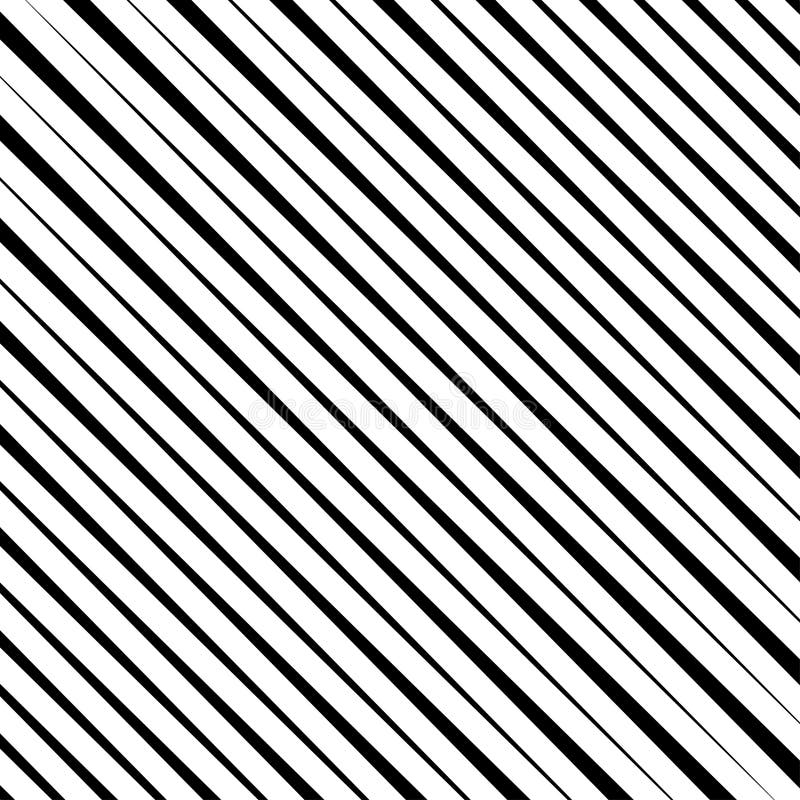 Halftone Black Diagonal Lines. Repeat Straight Stripes Stock Vector ...