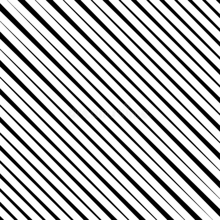 Halftone Black Diagonal Lines. Repeat Straight Stripes Stock Vector ...