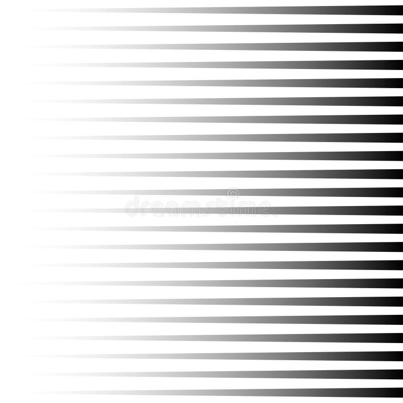 Halftone Black Horizontal Lines. Repeat Straight Stripes Stock Vector ...