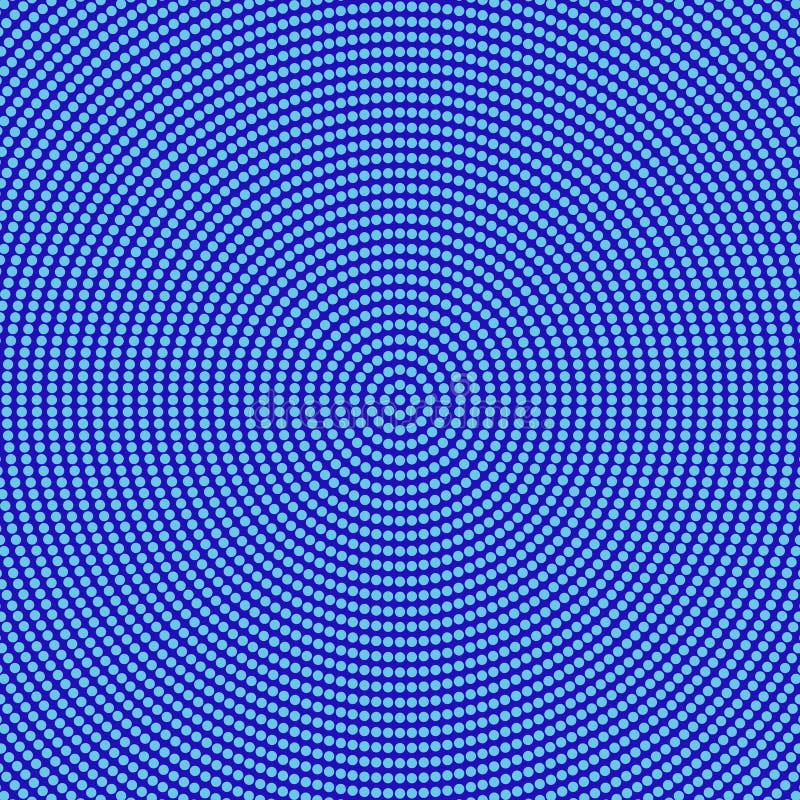 Halftone Blue Retro Dot Pattern Background Design Stock Vector ...
