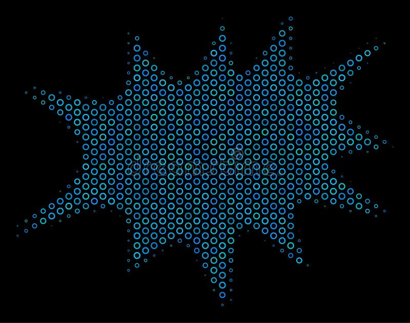 Boom Bang Mosaic Icon of Halftone Circles Stock Vector - Illustration ...