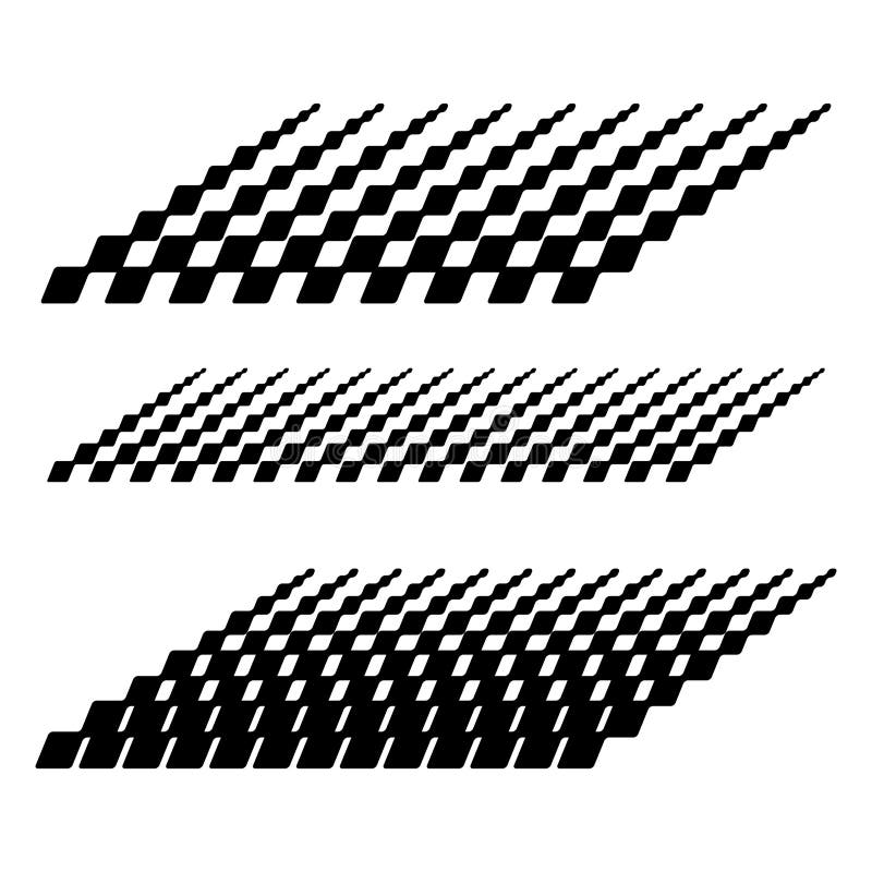 Halftone Checkered Linear Design Stock Vector - Illustration of auto ...