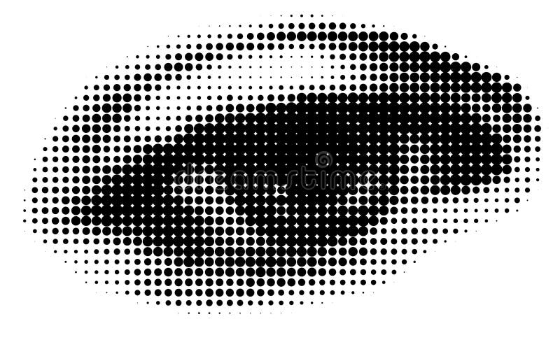 Halftone Child Eye stock vector. Illustration of child - 353842235