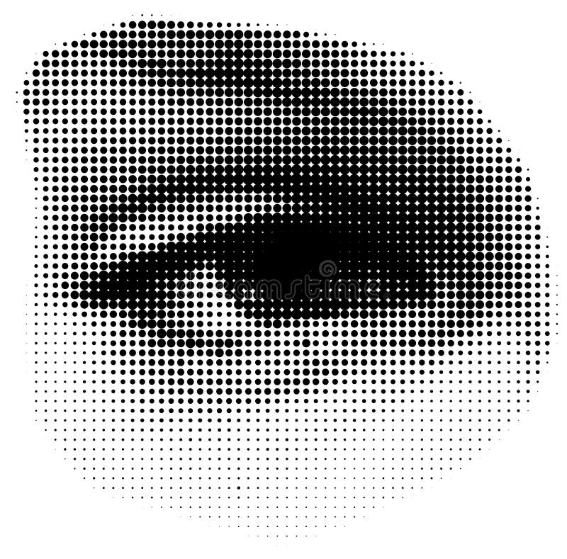 Halftone Child Eye stock vector. Illustration of vector - 353842739