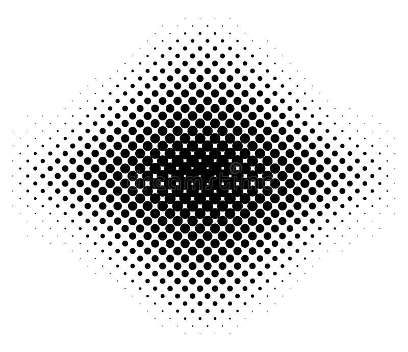Halftone circle pattern stock vector. Illustration of printing - 72132365