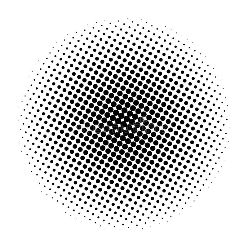 Halftone Circle Vector Symbol Icon Design. Stock Vector - Illustration ...