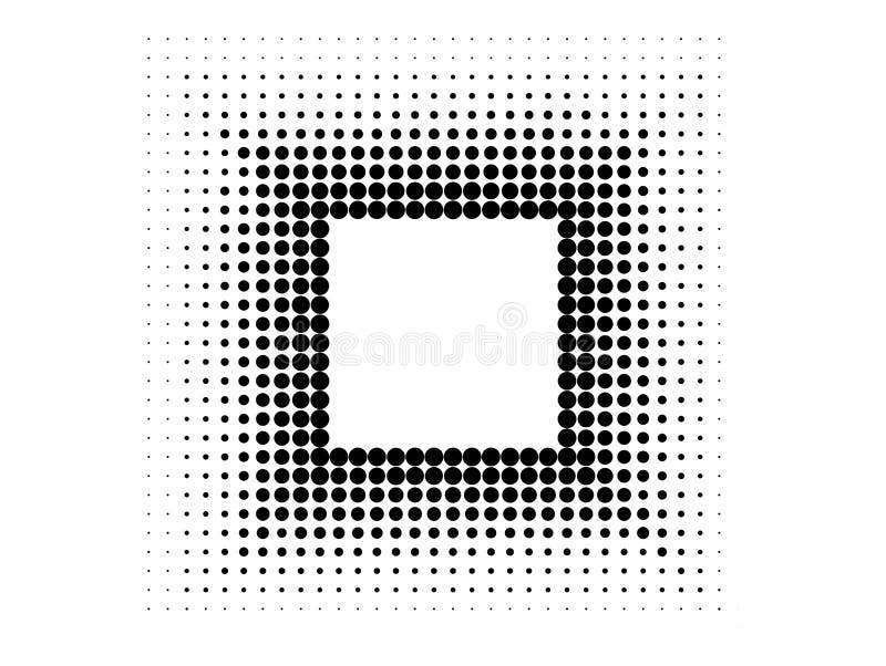 Halftone Circles, Halftone Dot Gradient Stock Vector - Illustration of ...