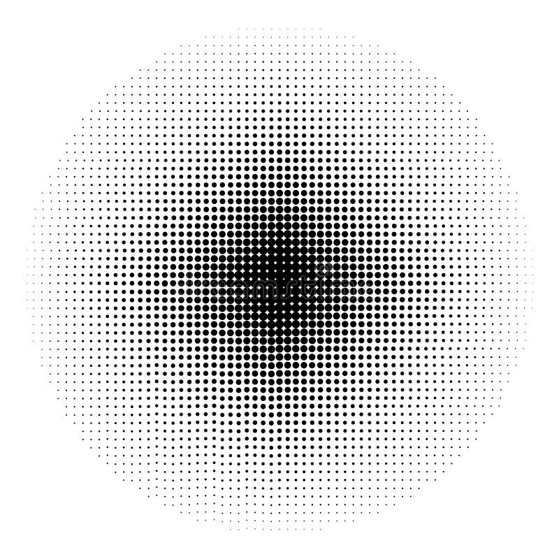 Halftone Circles, Halftone Dot Pattern. Vector Illustration Stock ...