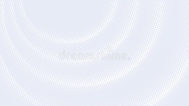 Halftone Circular Background with Round Wave Elements. Minimal Abstract ...