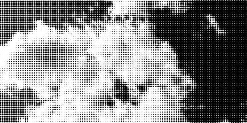 Halftone Clouds and Sky Collage. Retro Dotted Texture. Vintage Pop Art Style. Stock Vector ...