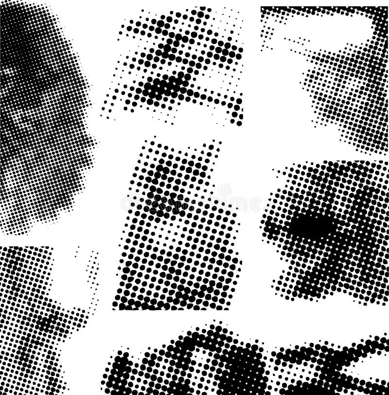 Modern Stylish Halftone Texture. Endless Abstract Background with ...