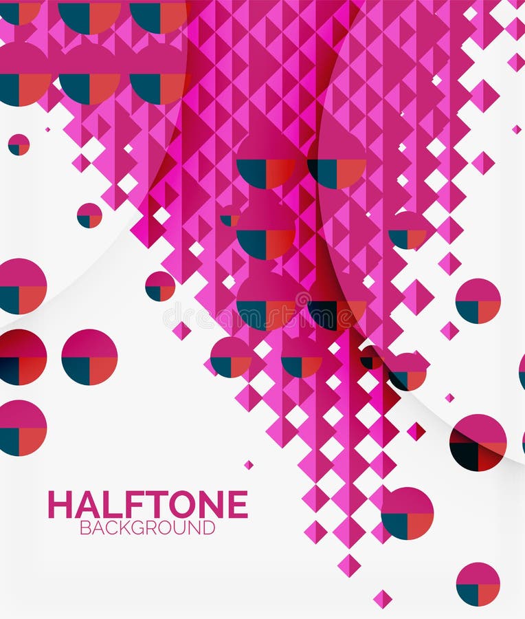 Halftone Color Texture Background Stock Vector - Illustration of ...