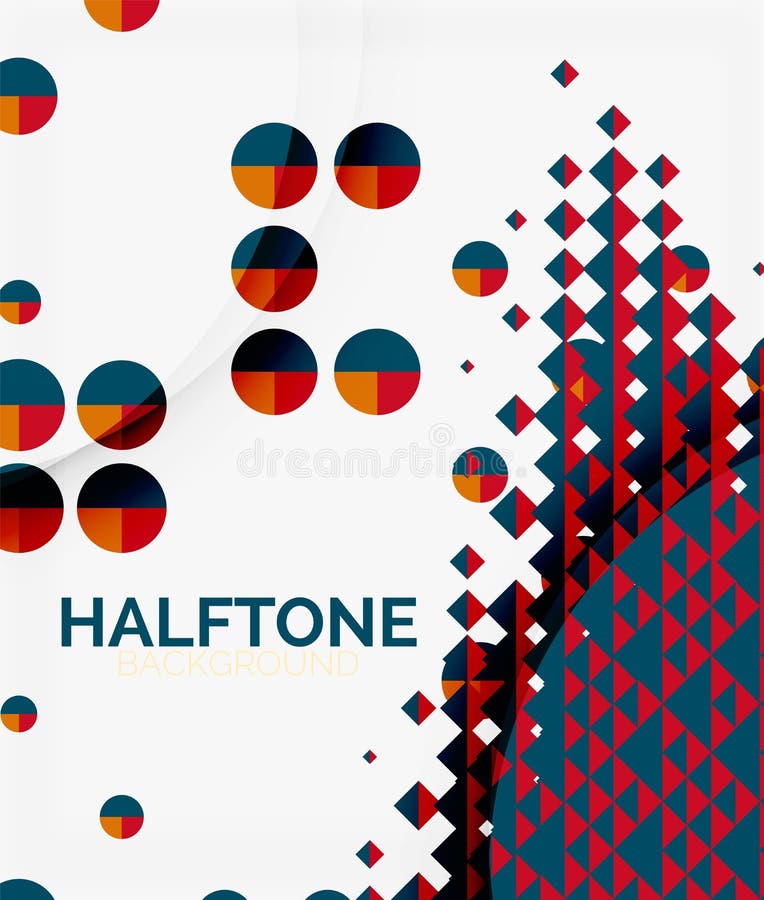 Halftone Color Texture Background Stock Vector - Illustration of ...