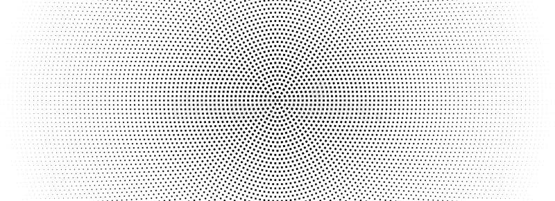 Halftone Concentric Dotted Background. Square Dots Comic Gradient ...