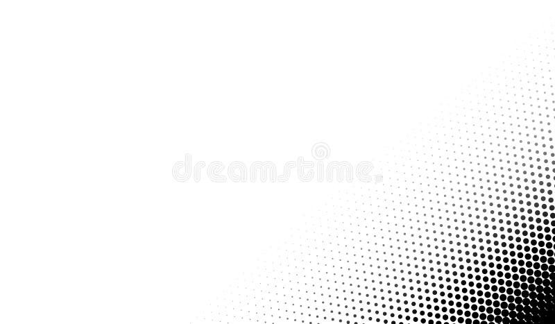 Halftone Corner Texture. Faded Dot Pattern for Design Prints. Bg ...