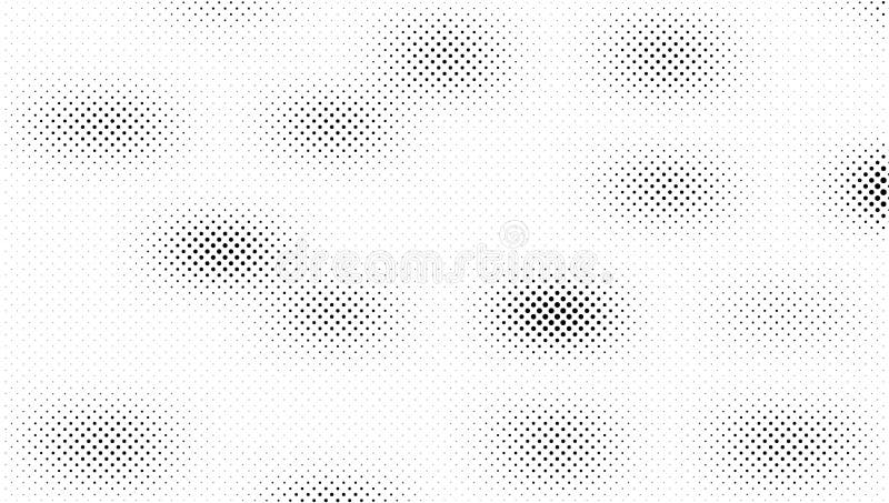 Halftone Dark Spots Dotted Geometric Texture Back Stock Vector ...